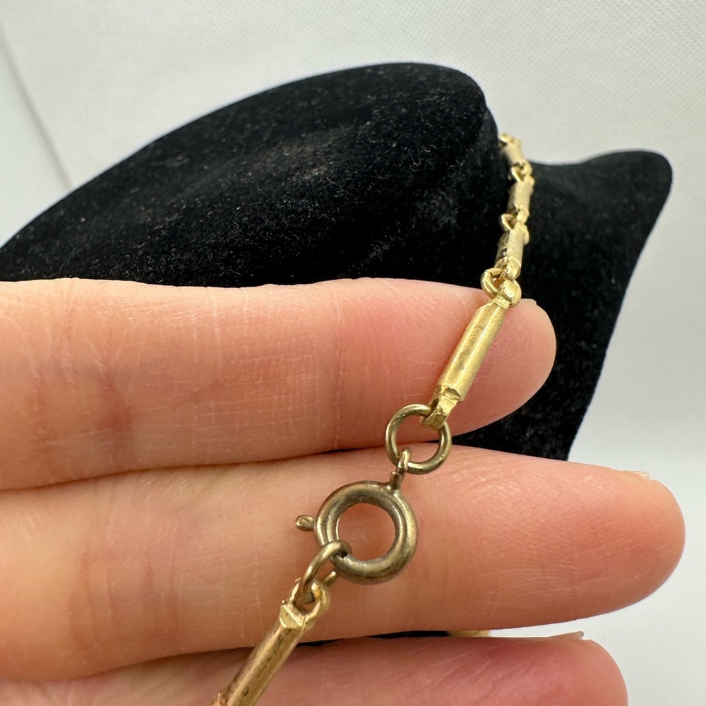 Gorgeous Vintage Signed Mod Necklace - Gem